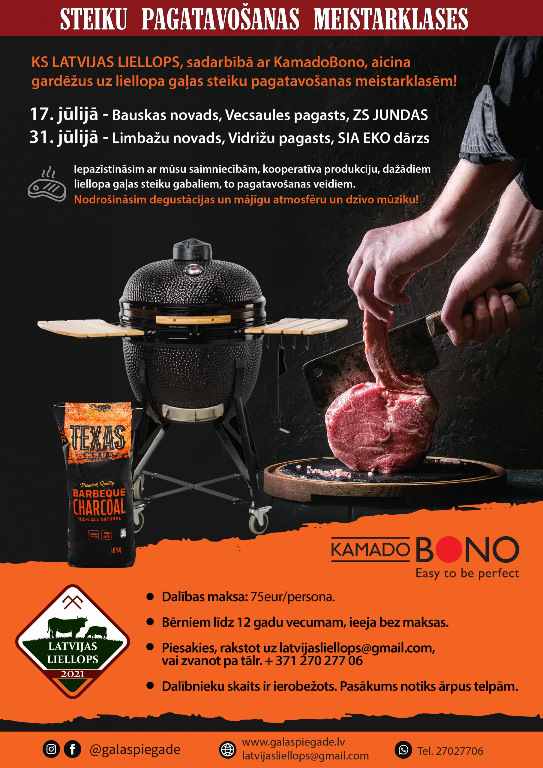 Steiku cepšanas meistarklase - Latvijas Liellops latvijas liellops ...